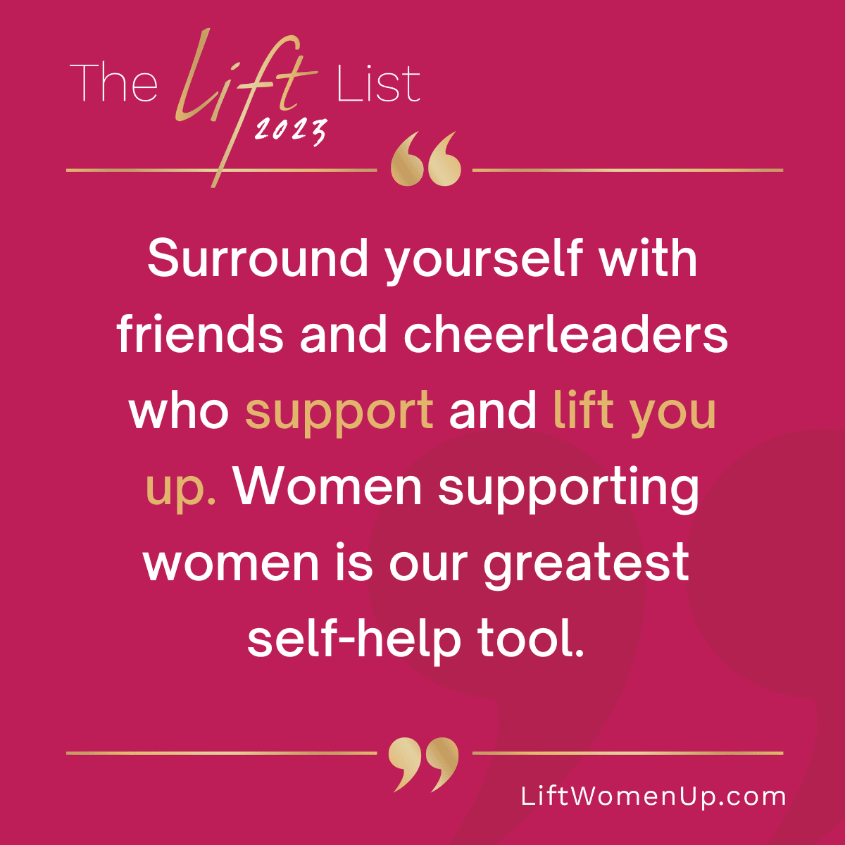 52 Ways to Lift Women Up in 2023 - Dr. Nancy